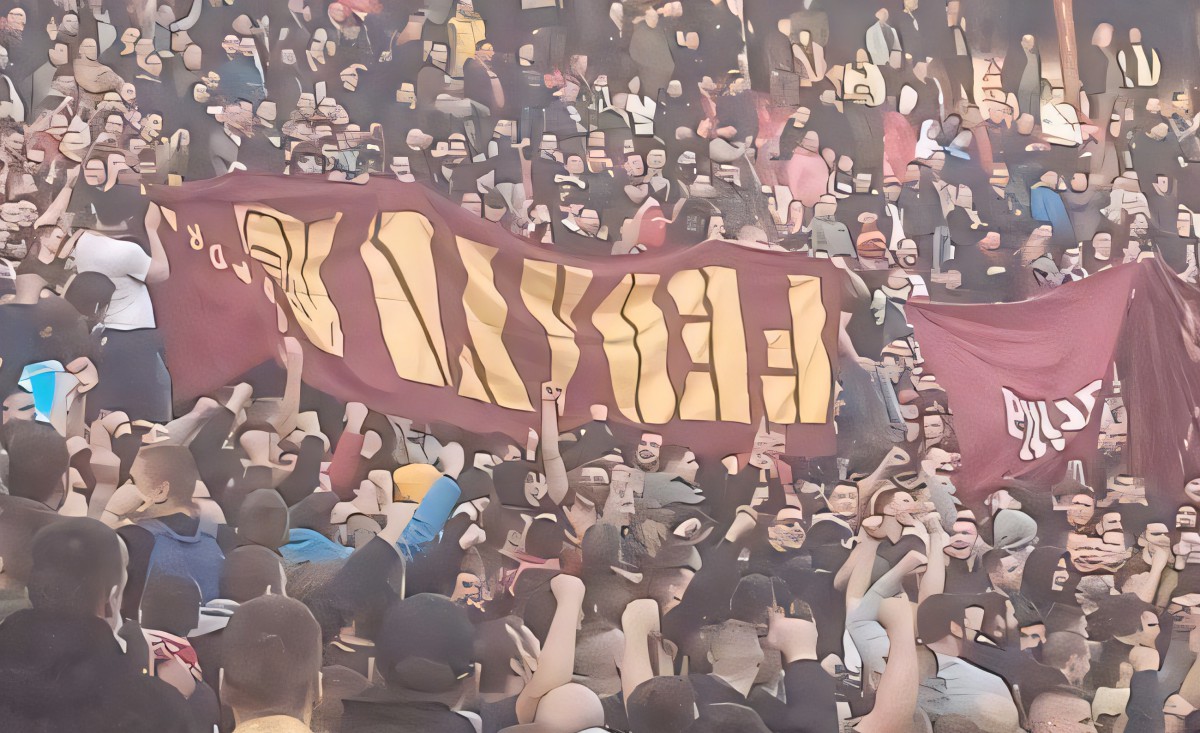 Roma, striscione Fedayn esposto a Belgrado e poi bruciato (VIDEO ...